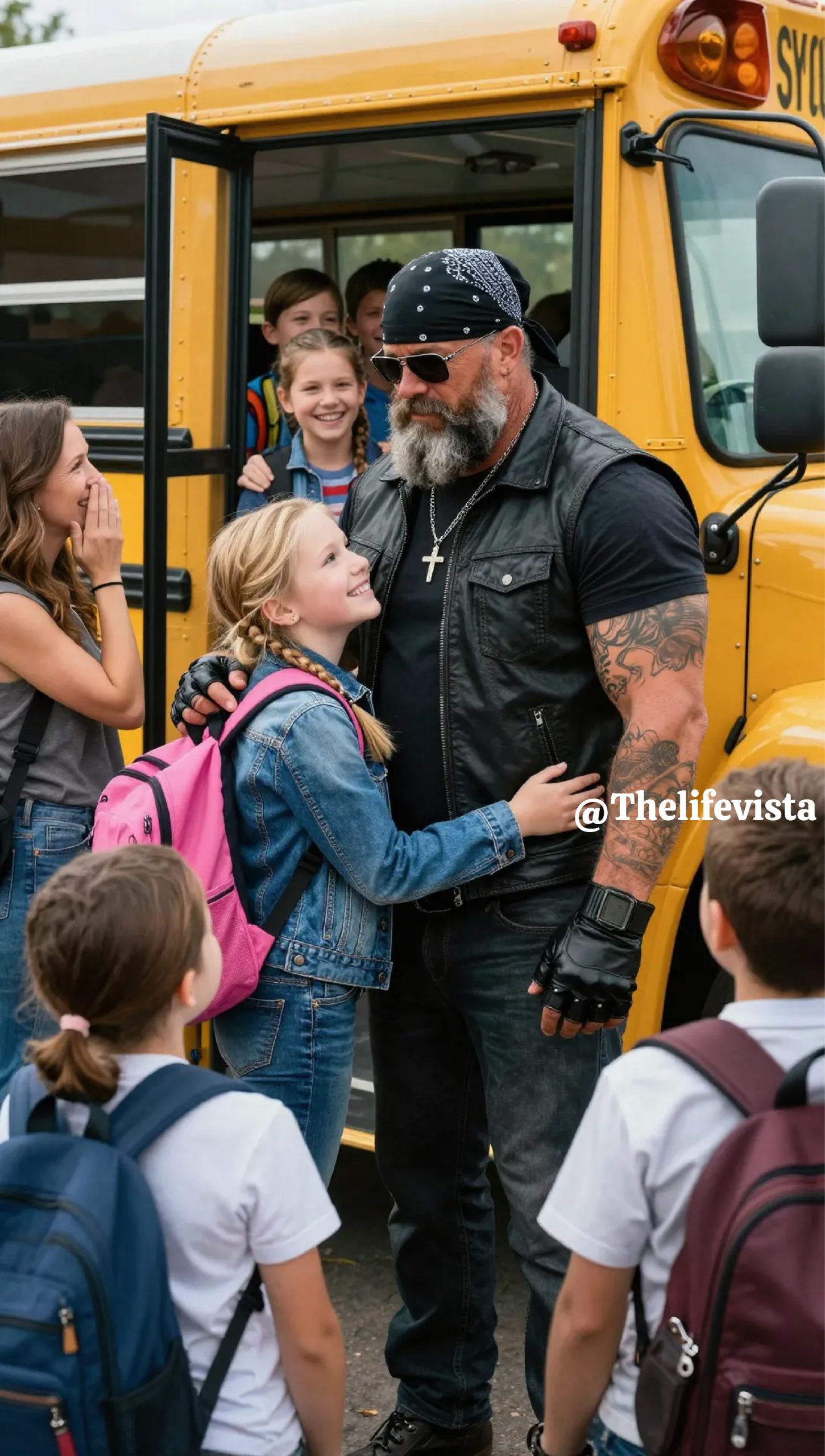 The Leather-Clad Bus Driver Who Never Smiled Took Over the Morning ...